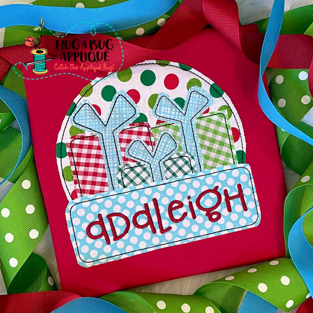 Circle Gifts Bean Stitch Applique Design 5x7 6x10 8x8 8x12 9x9 - Etsy