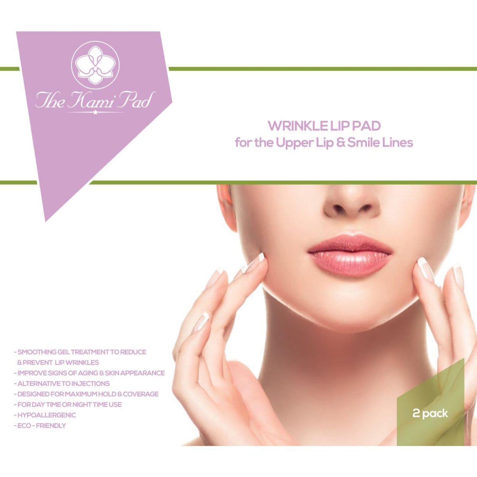 Lip and Smile Line Wrinkle Remover Pad, Face Fine Line Eraser, Silicone ...