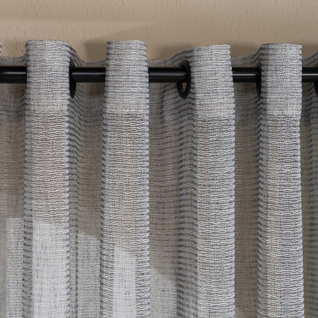 Real Organic Linen Curtains: Sheer Light Filtering Drapery - Custom ...
