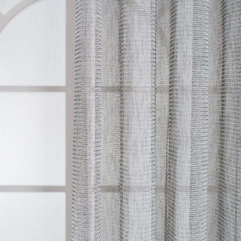 Real Organic Linen Curtains: Sheer Light Filtering Drapery - Custom ...