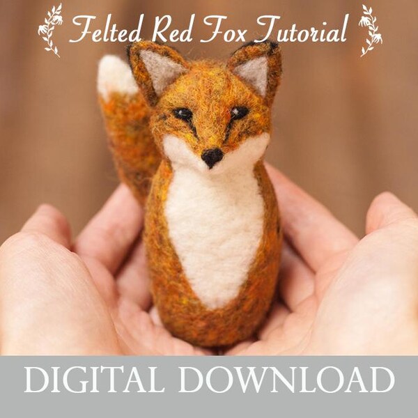 Needle Felted Fox - Etsy
