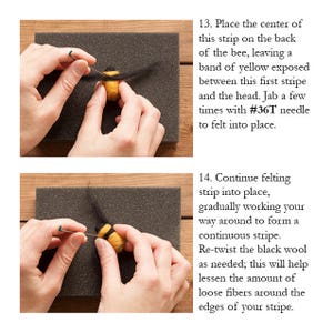 Needle Felting Kit: Beginner DIY Felt Bee Craft - Makes 2 - Etsy