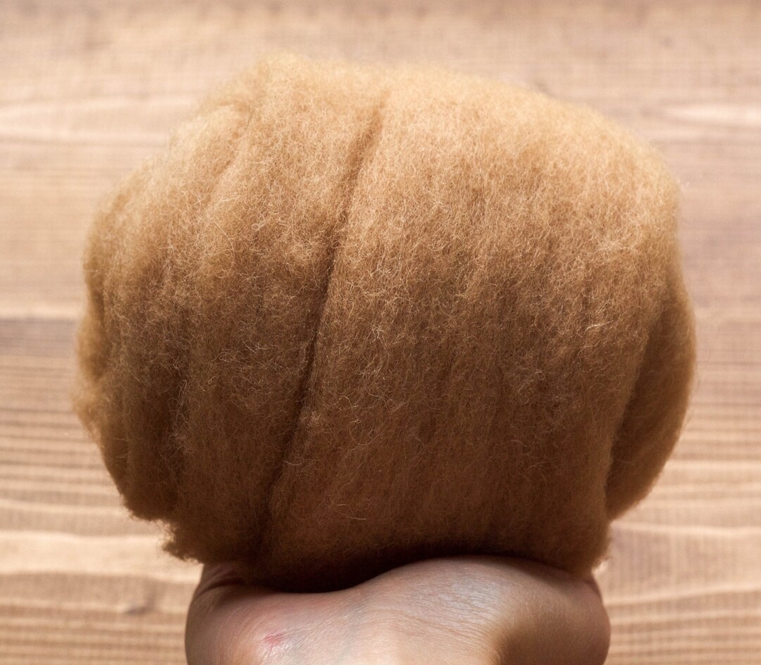 Blended Wool Batting for Needle Felting - Latte - Wet Felting, Skin ...