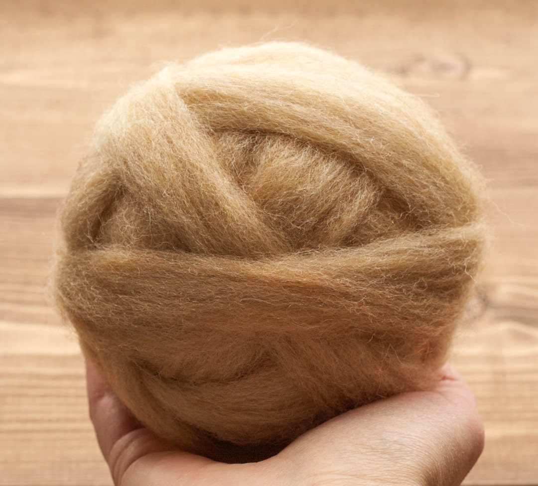 Sandstone - Wool Roving for Needle Felting, Wet Felting, Spinning ...