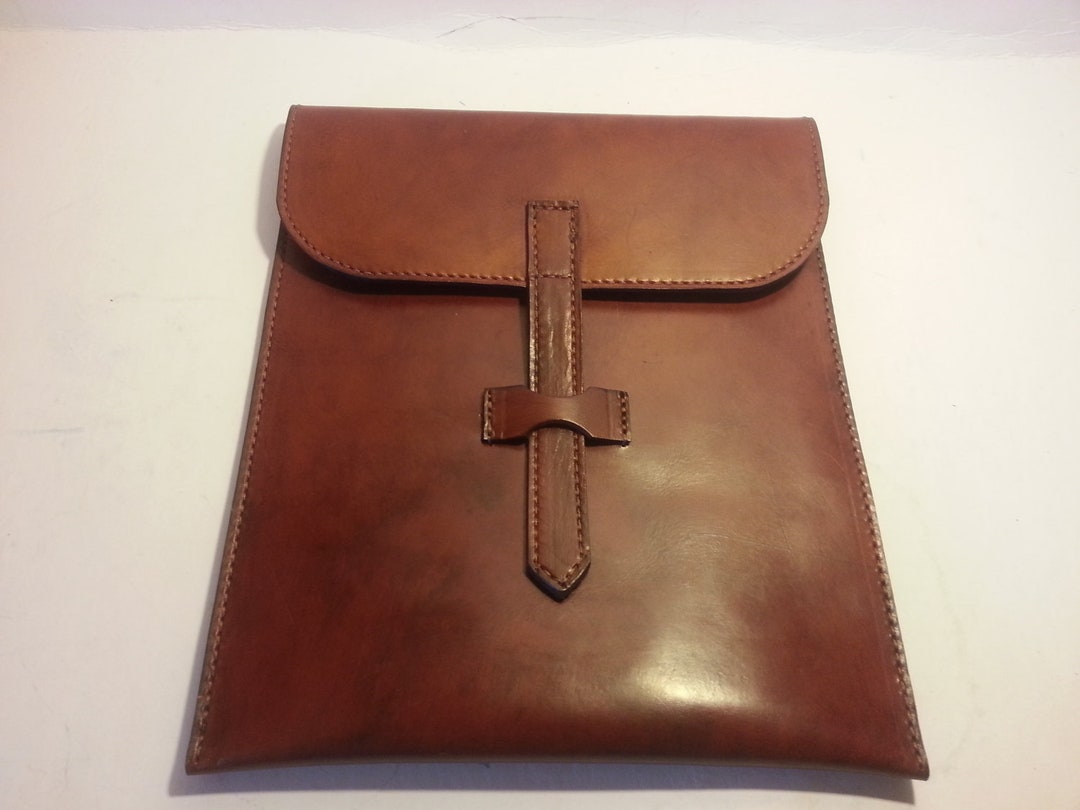 Leather Tablet Sleeve for Small Tablet. Fire HD or iPad Mini - Etsy
