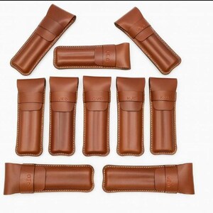 2 Finger Molded Leather Cigar Case - Etsy