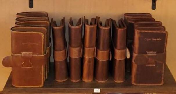 3 Pocket Full Grain Leather Cigar Wallet With Leather Strap | Etsy