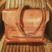The Madeleine: Leather Notebook Messenger - Etsy