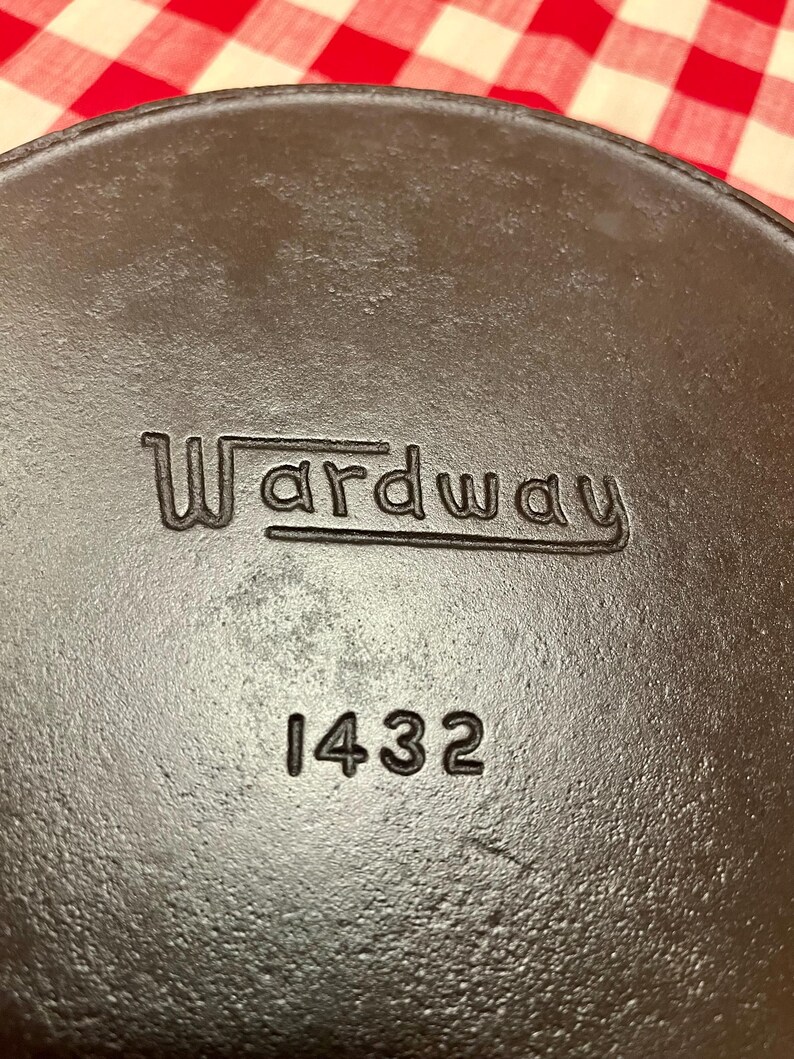 1930’s Wagner Ware Sidney O “wardway” #8 Skillet With Heat Ring 1432 ...
