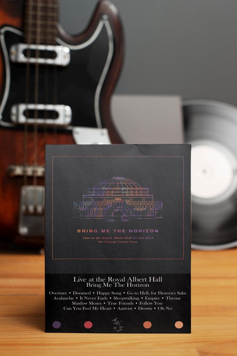 Bring Me the Horizon Royal Albert Hall Album Poster: Music Poster (4 ...