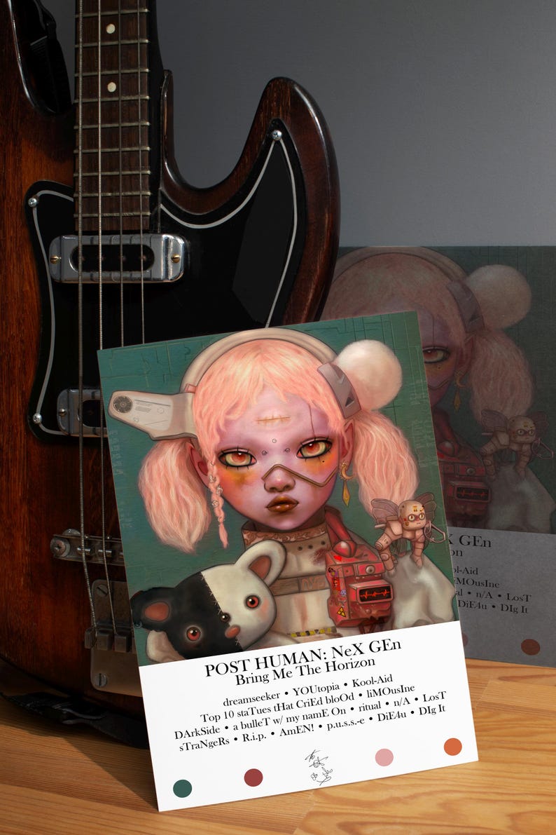 Bring Me the Horizon Nex Gen Album Poster: Music Wall Art (4 Colors ...