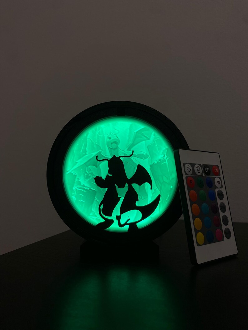Lámpara LED Dragonite Pokémon - Etsy