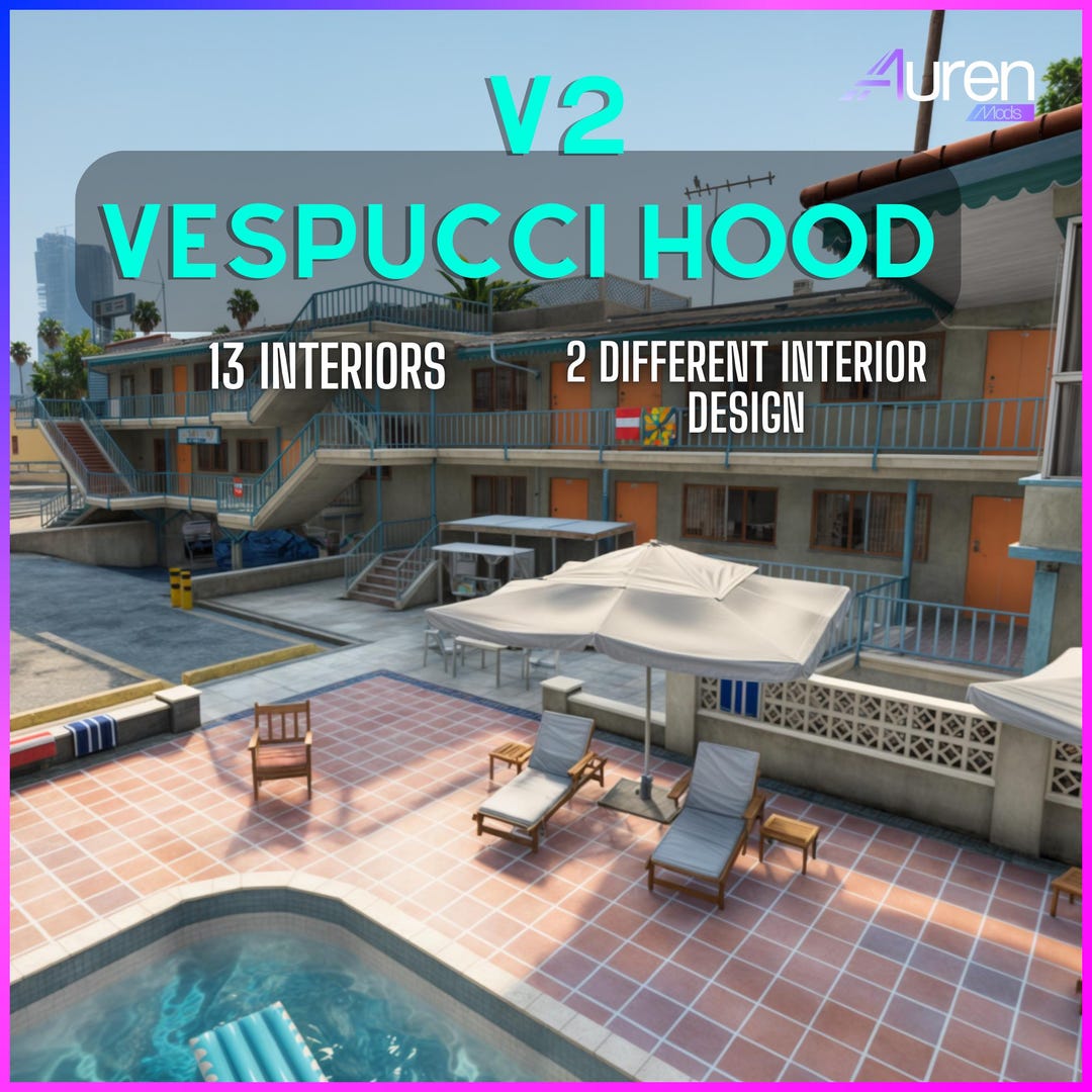 Vespucci Hood Fivem Map: Custom Gang Hideout - Interior & Exterior ...