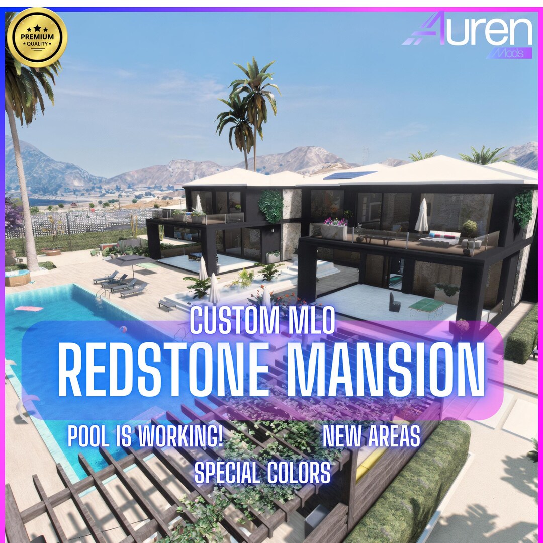 Buy Redstone Mansion | Fivem MLO | | Fivem Mafia Mansion | Custom Map ...