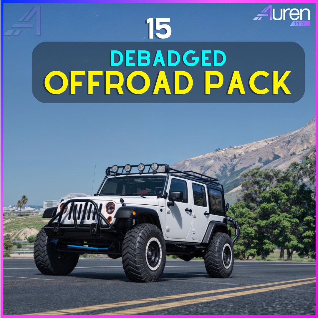 Fivem Offroad Car Pack | Debadged Vehicles | Custom Vehicle Pack | Tos ...