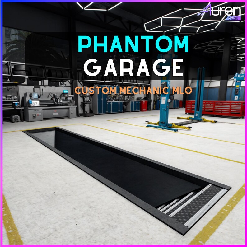 Phantom Garage | Fivem MLO | Fivem Dealership | Mechanic Map | Custom ...