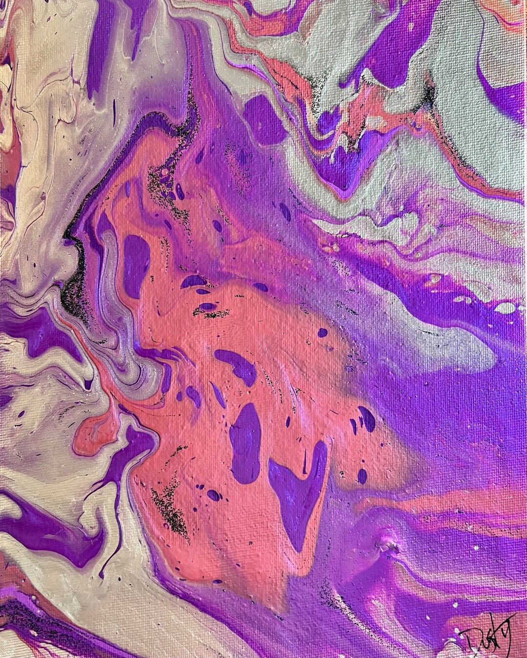 Heartbreak Purge Digital Pour Paint Art Download - Etsy