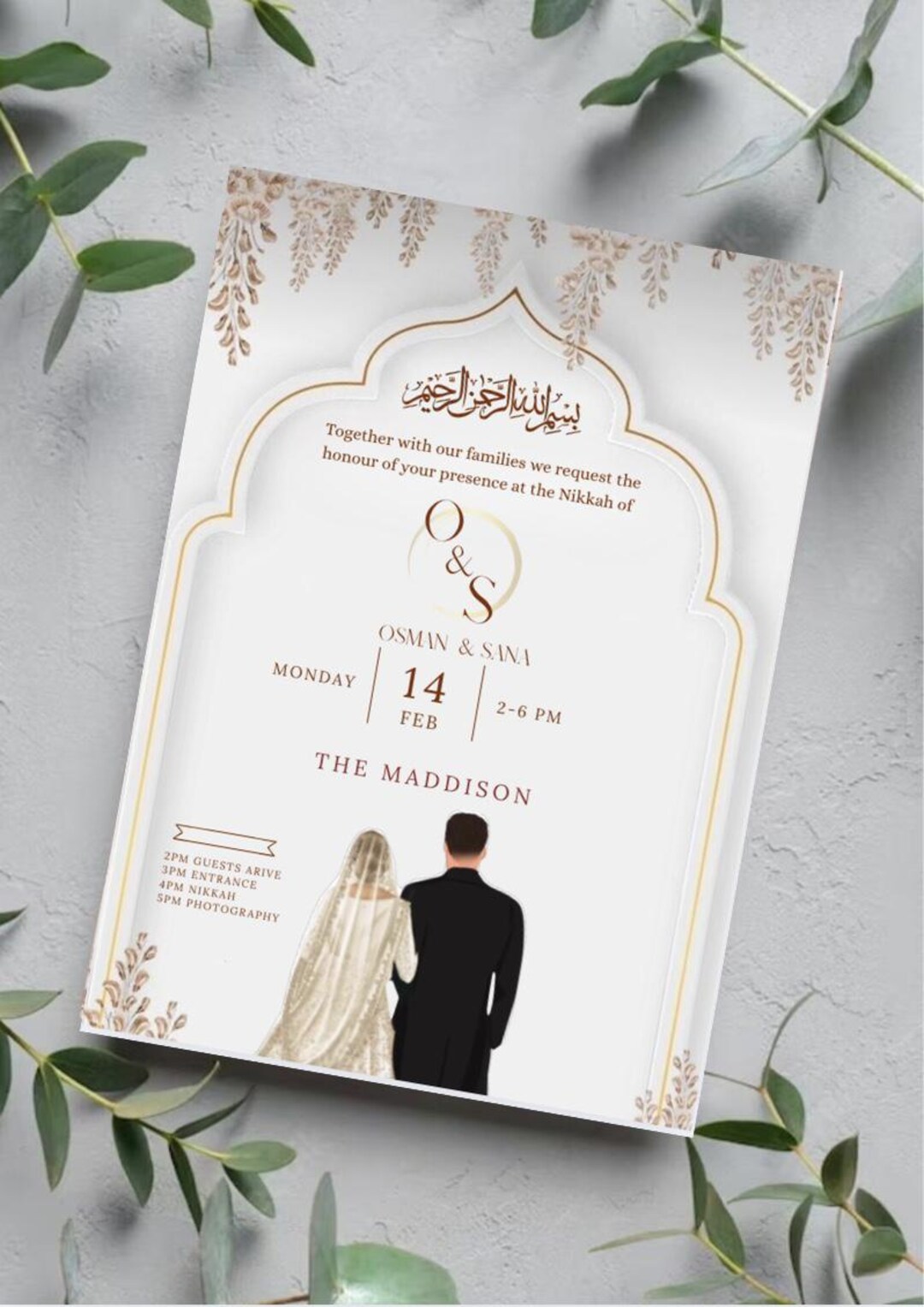 Customised Wedding/event Welcome Card - Etsy