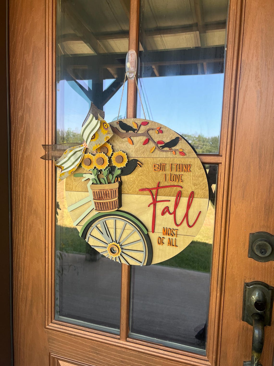 18” Round Fall Door Hanger - Etsy