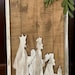 3 Piece Framed Wood Nativity - Etsy