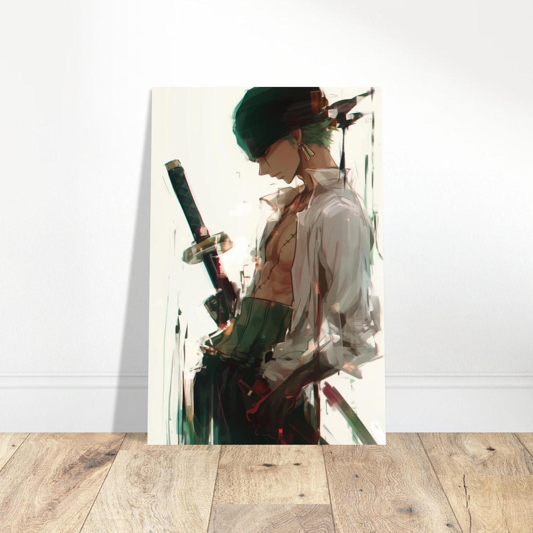 Roronoa Zoro Wall Art | Anime Poster | Japanese Manga Print | One Piece ...