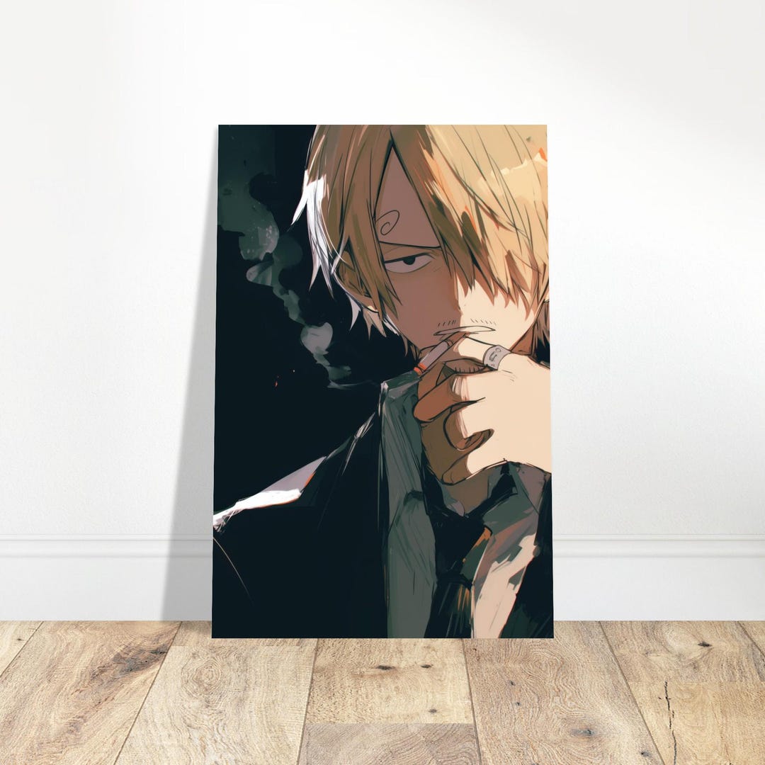 Sanji Wall Art | Anime Poster | Japanese Manga Print | One Piece Room ...