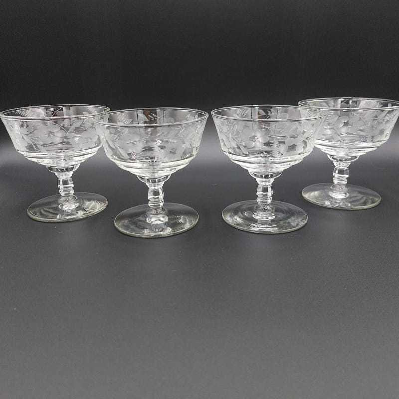 Libbey Rock Sharpe Etched - Etsy