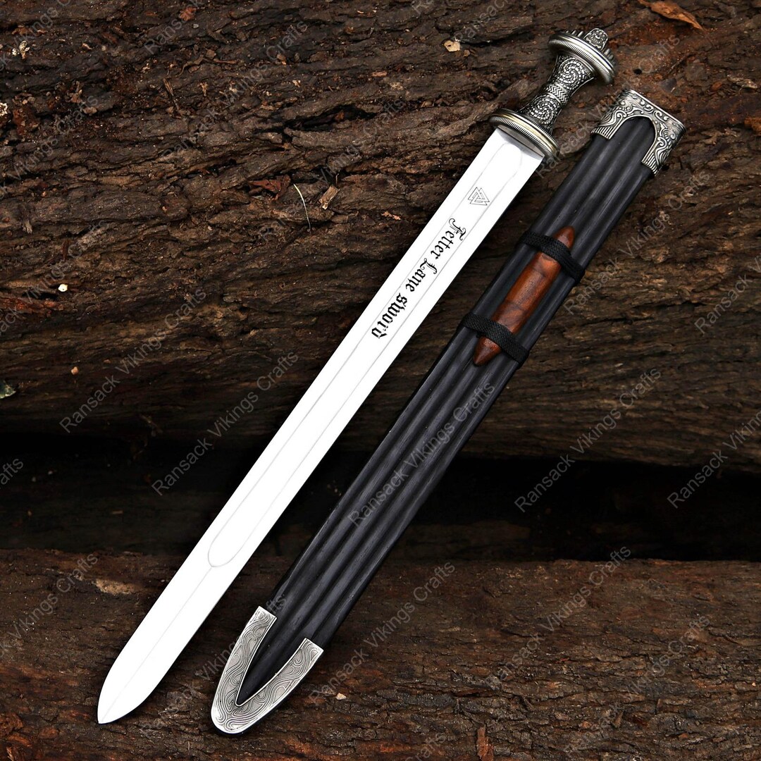 Handmade Steel Medieval Sword Viking Sword Fantasy Cosplay Wall Decor ...