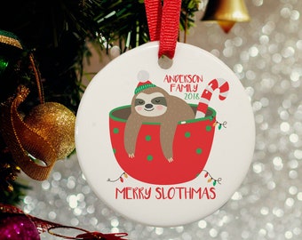 Sloth christmas | Etsy