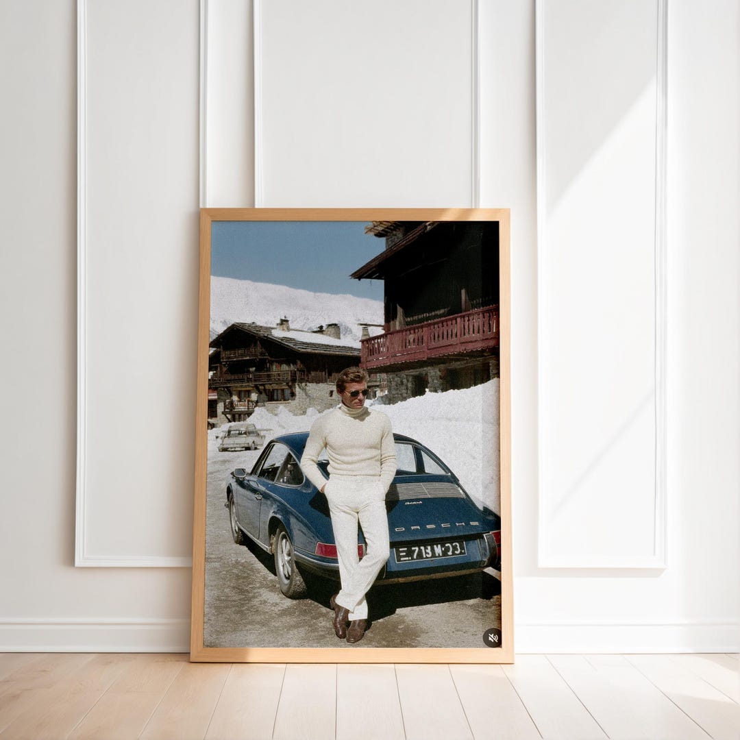 Vintage Skiing Magazine Cover Poster: Retro Apres Ski Wall Art (digital ...