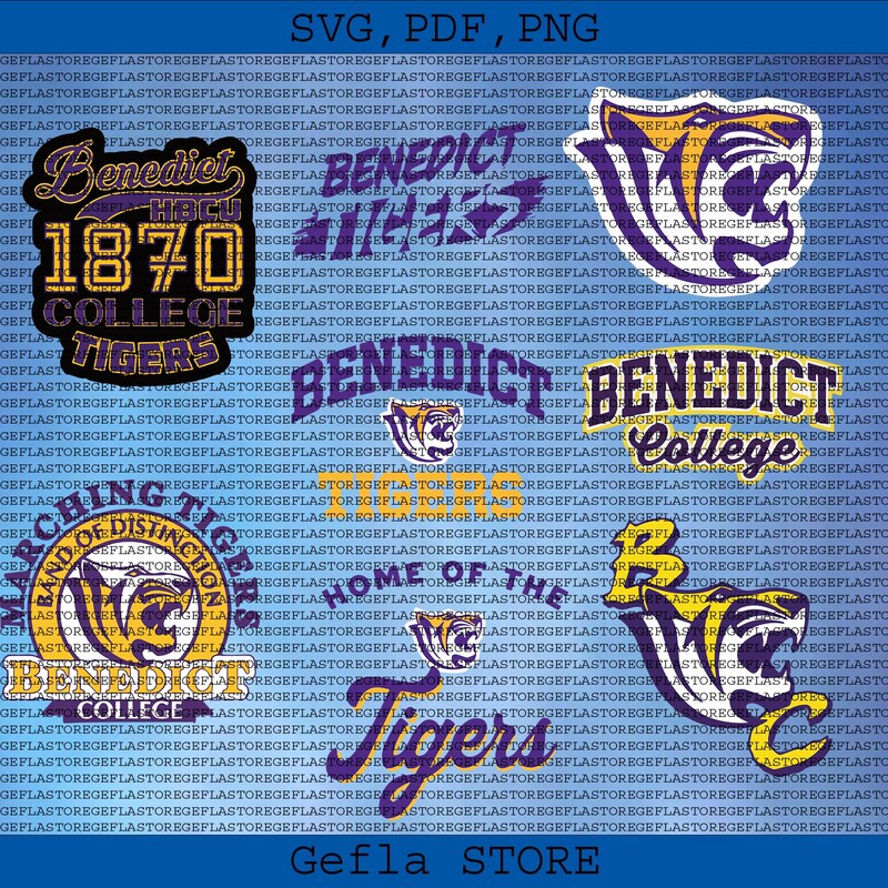 Benedict College Svg - Etsy