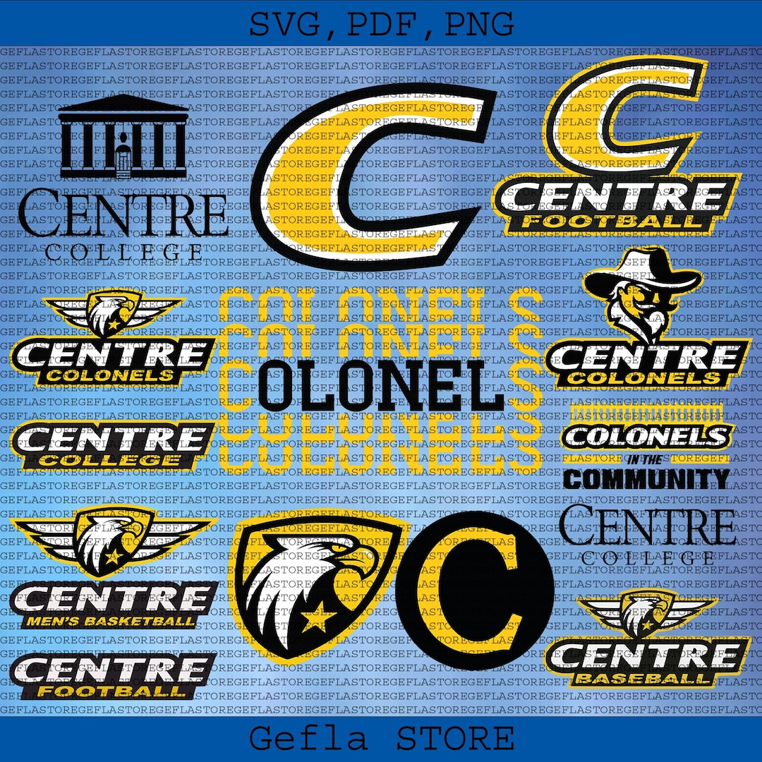 Layered Centre College SVG, Athletics, Colonels SVG, Football, Cricut ...