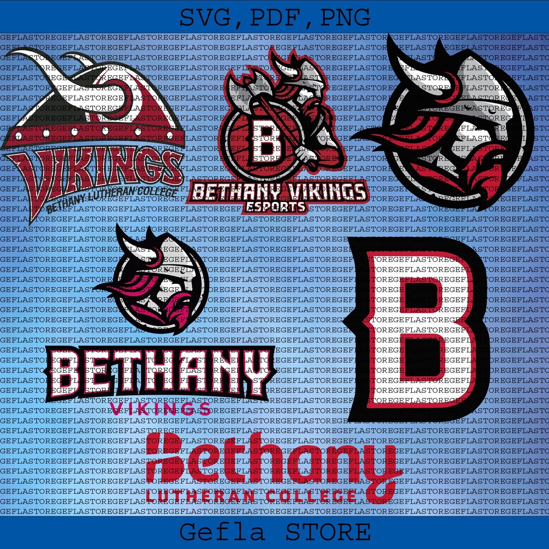 Layered Bethany Lutheran College SVG, Athletics, Vikings SVG, Cricut ...