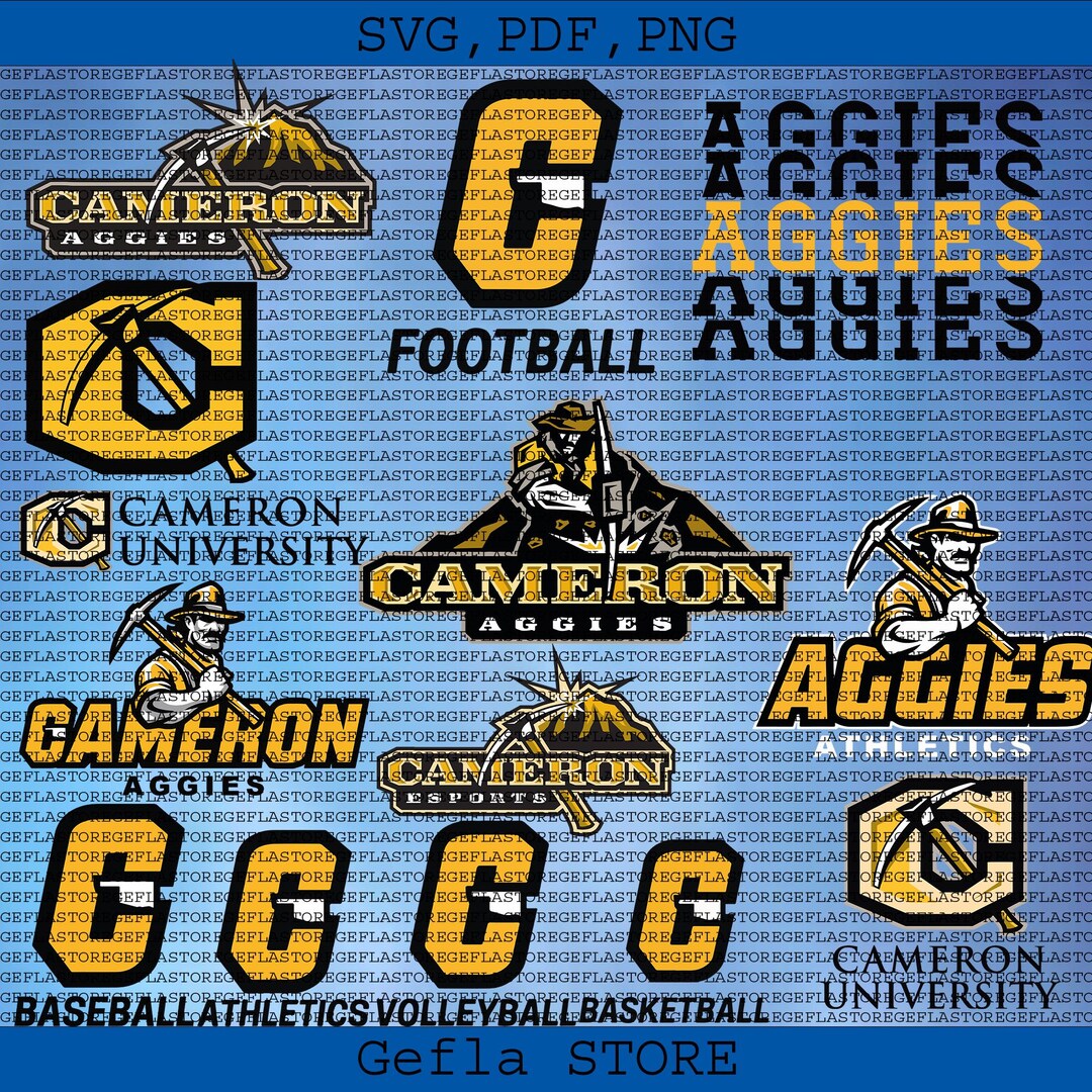 Layered Cameron University SVG, College, Athletics, Aggies SVG, Cricut ...