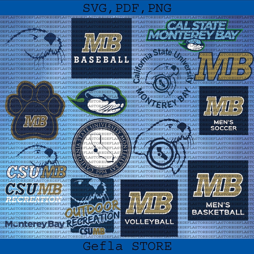 Layered Otters SVG, Athletics, Cal State Monterey Bay University SVG ...