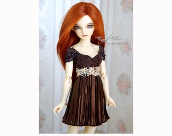 Warm beige dress for bjd MSD and Tonner dolls | Etsy