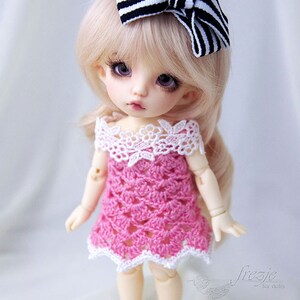 Cute Crocheted Dress for Pukifee, Lati Yellow - Etsy
