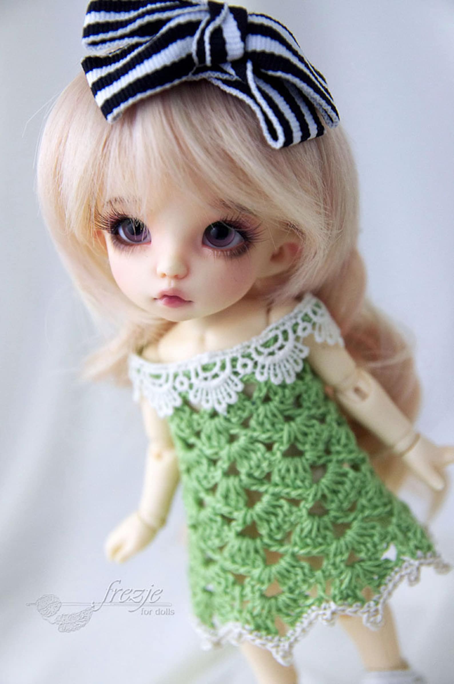 Cute Crocheted Dress for Pukifee, Lati Yellow - Etsy