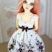 Cream & Brown Dress for Bjd MSD and Tonner Dolls - Etsy UK