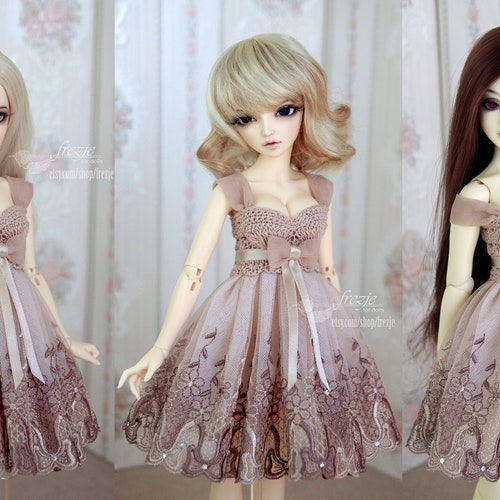 Red Ruffle Dress for Bjd MSD and Tonner Dolls - Etsy