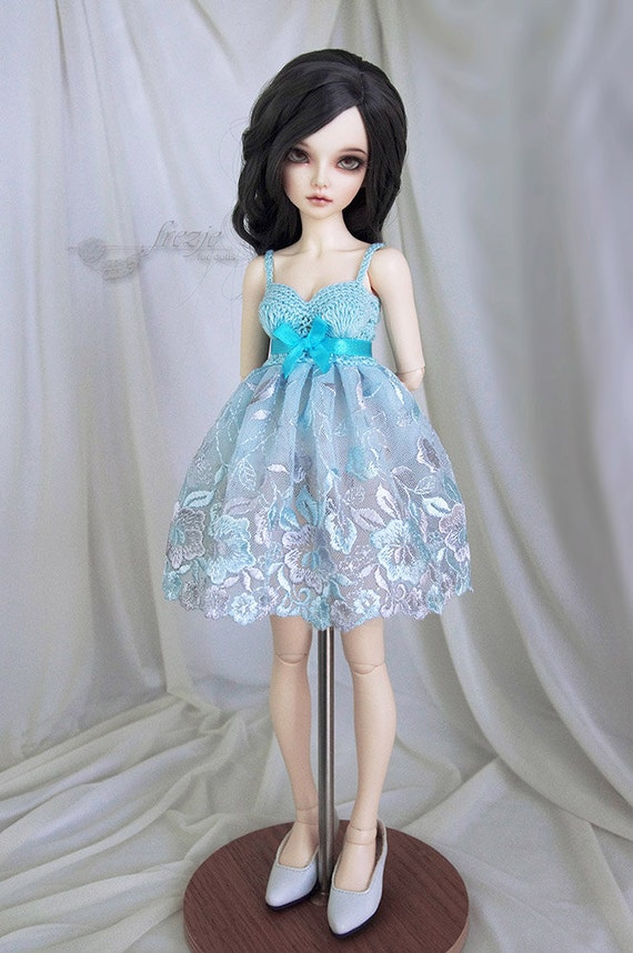 LAST ONE Light Turquoise Dress for Bjd MSD and Tonner Dolls | Etsy