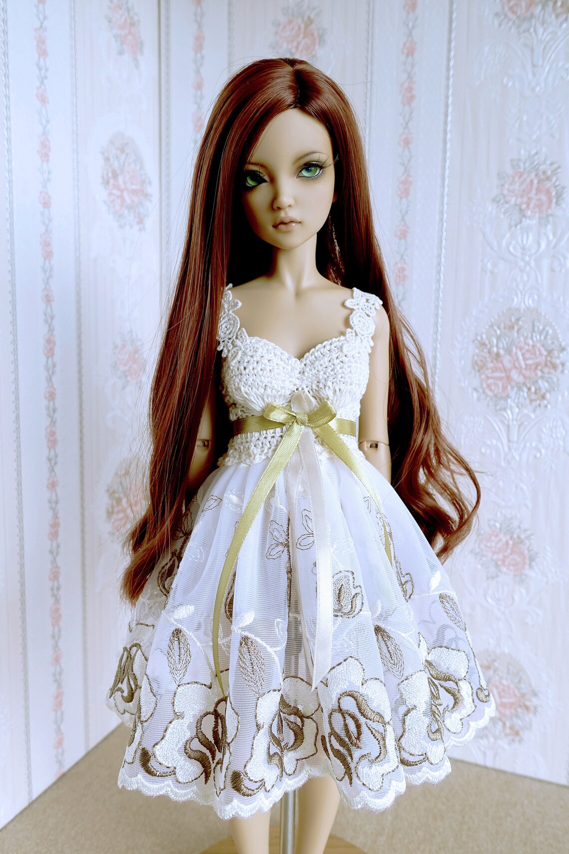 Cream & Olive Dress for Bjd MSD Iplehouse JID Doll - Etsy