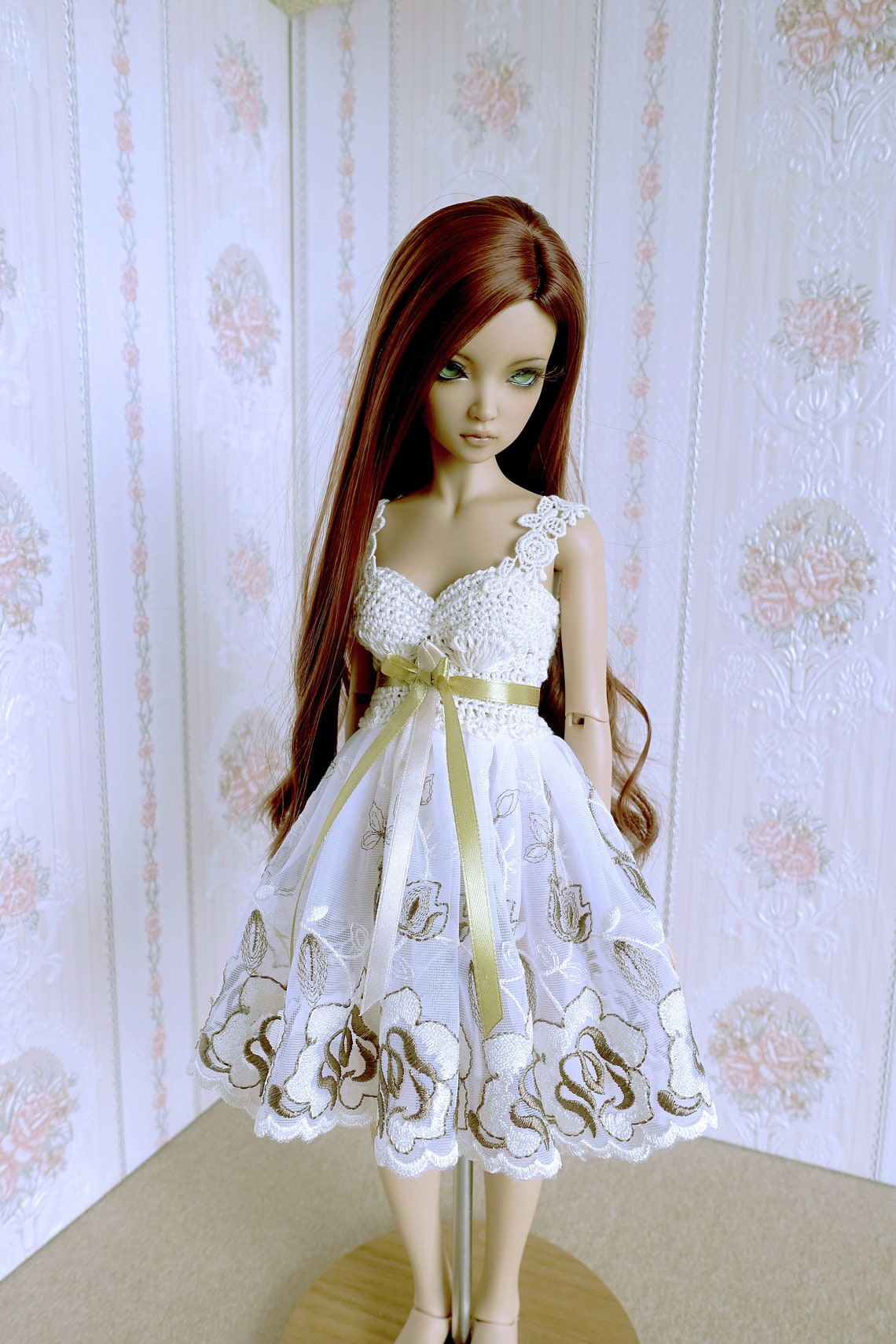 Cream & Olive Dress for Bjd MSD Iplehouse JID Doll - Etsy
