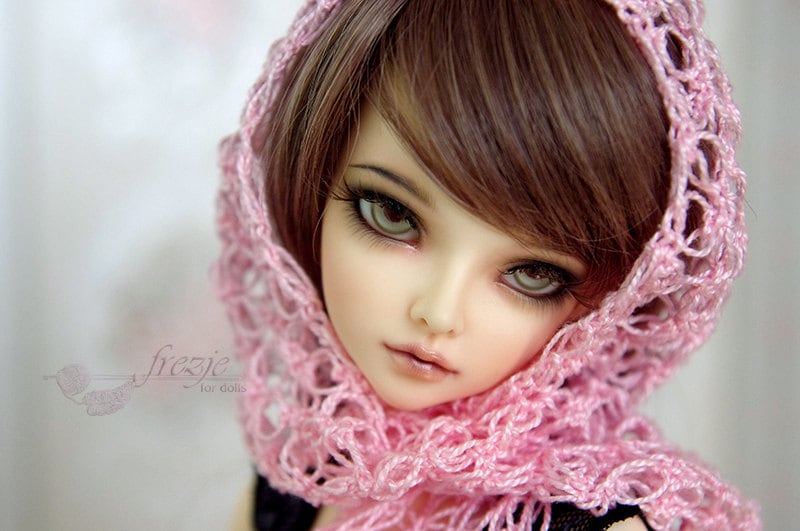 Pink Scarf for Bjd MSD - Etsy