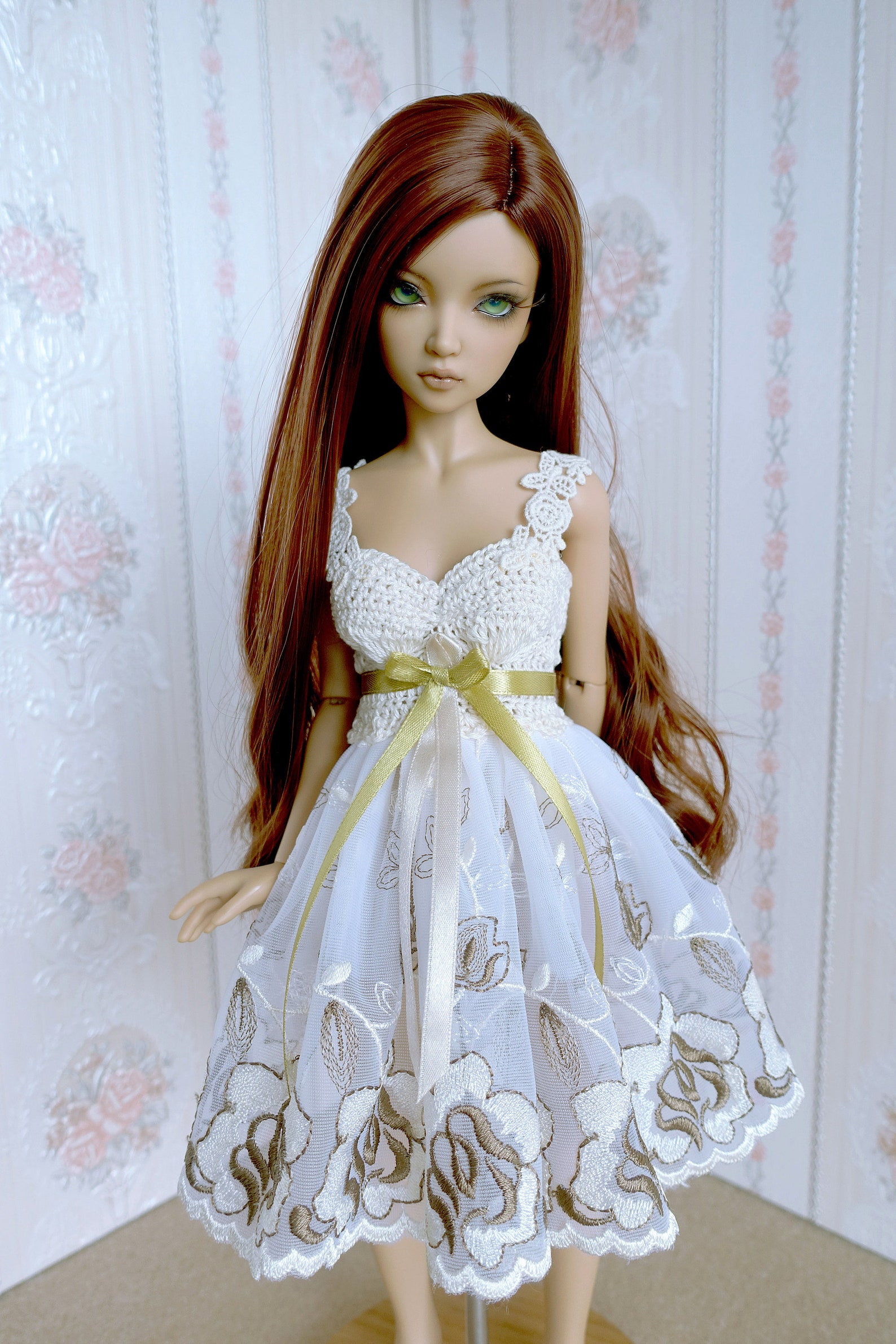 Cream & Olive Dress for Bjd MSD Iplehouse JID Doll - Etsy
