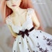 Cream & Brown Dress for Bjd MSD and Tonner Dolls - Etsy UK