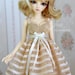 Warm Beige Dress for Bjd MSD and Tonner Dolls - Etsy
