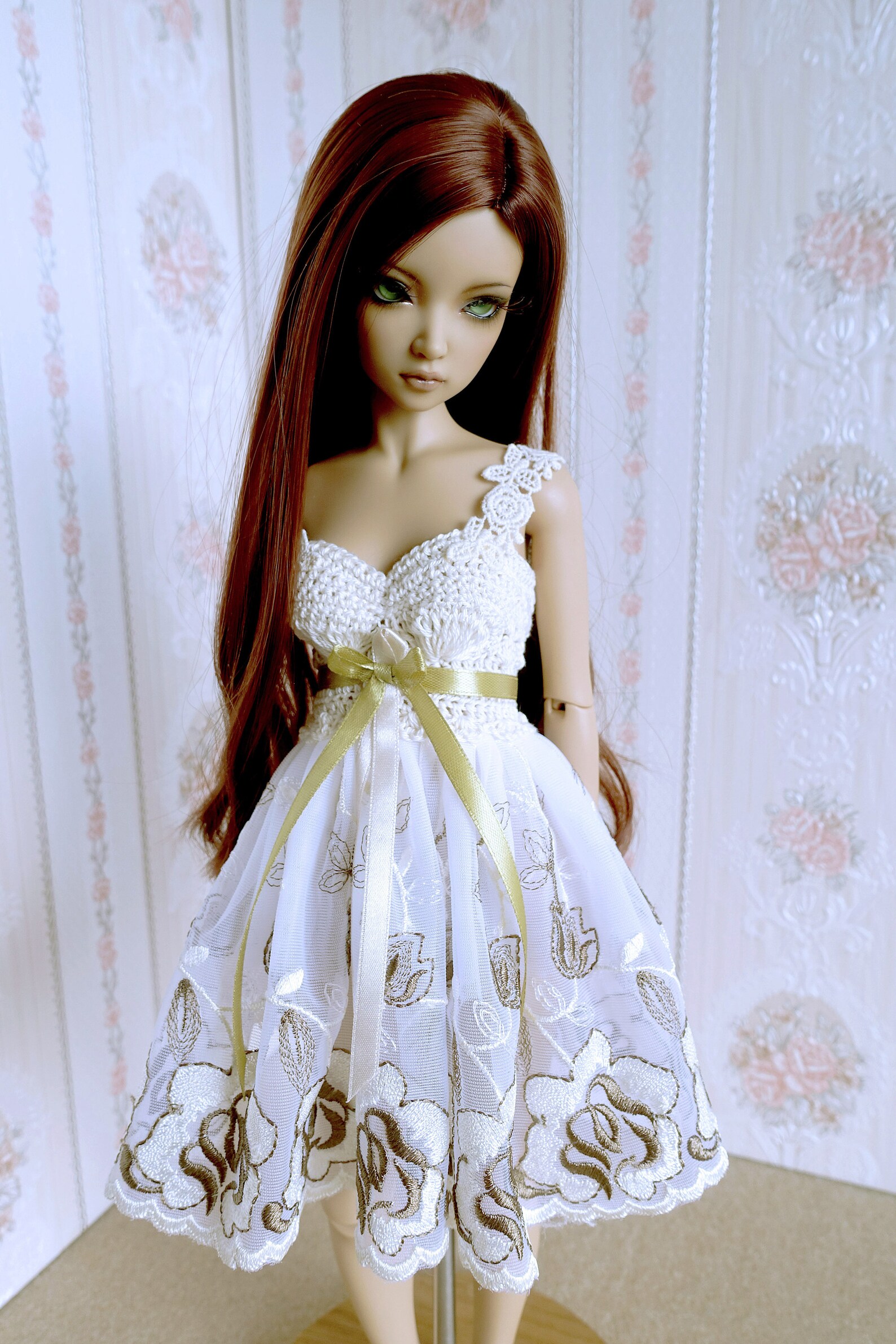 Cream & Olive Dress for Bjd MSD Iplehouse JID Doll - Etsy