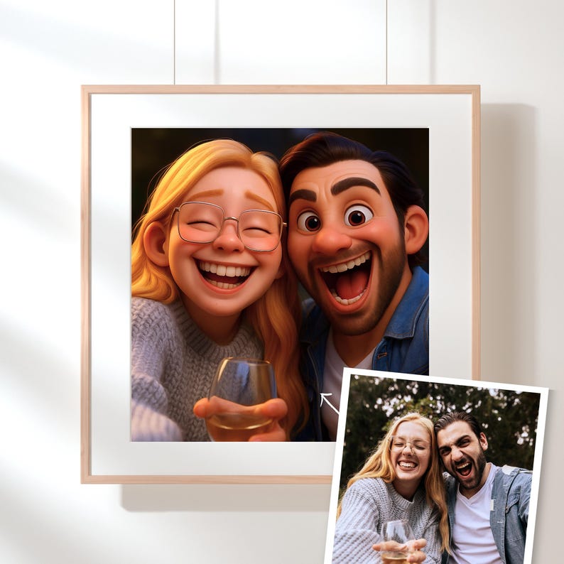 Custom Human Portrait 3D Cartoon Style – Fun & Expressive Digital ...