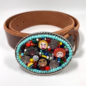 Smily Happy People Belt Buckle - Etsy